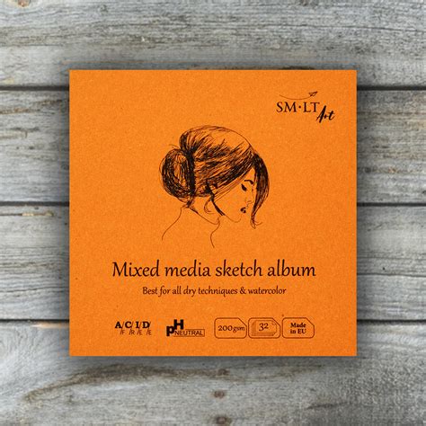 Vázlat és Festőtömb Smlt Drawing Authenticbook Mixed Me