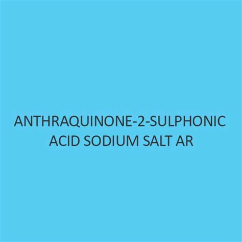 Buy Anthraquinone 2 Sulphonic Acid Sodium Salt Ar Online In India