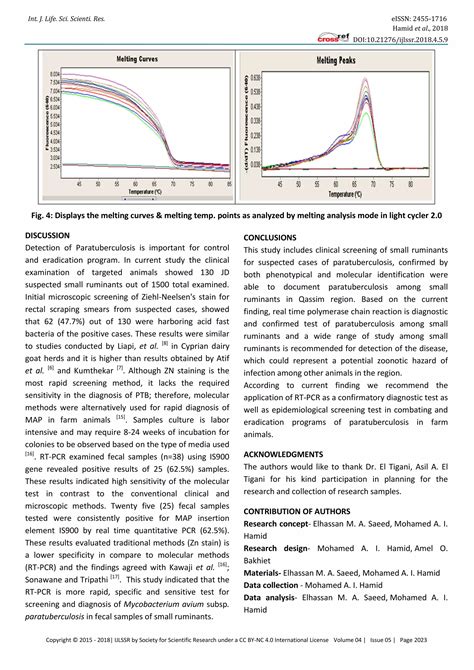 Phenotypic And Molecular Detection Of Mycobacterium Avium Subsp Paratuberculosis In Small