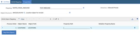 Configuring Inbound Json Mapping Records For Spatial Use
