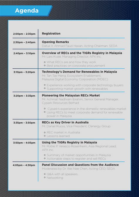 Workshop On Renewable Energy Certificates Recs In Malaysia Seda