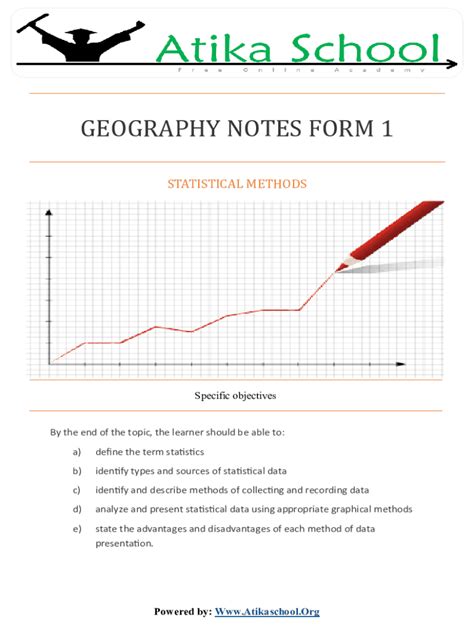 Fillable Online Statistical Methods Geography Form 1 Notes Fax Email Print Pdffiller