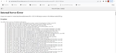 Solved Aem Osgi Form When We Upload The Xdp File Then Vie Adobe