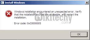 Windows Error Code 0xc0000005 PC OS Problem By Microsoft Award MVP Learn In 30sec Wikitechy