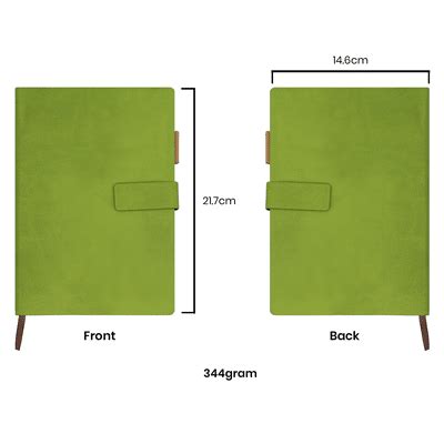 PU Magnetic Hard Case A5 Notebook With Pen Loop Corporate Premium Gift