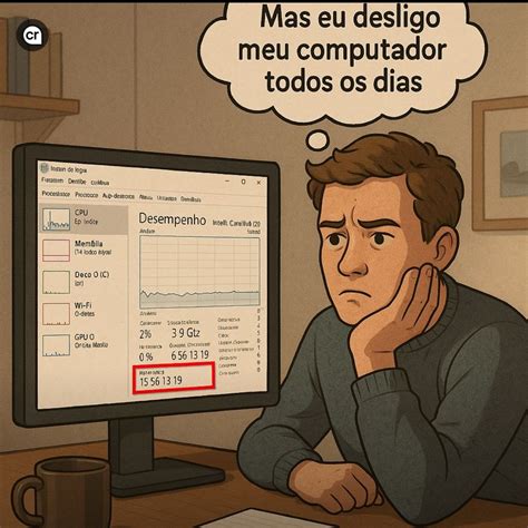 Tempo De Actividade Da Cpu Elevado Mesmo Desligando O Computador Todos Os Dias Damilson V