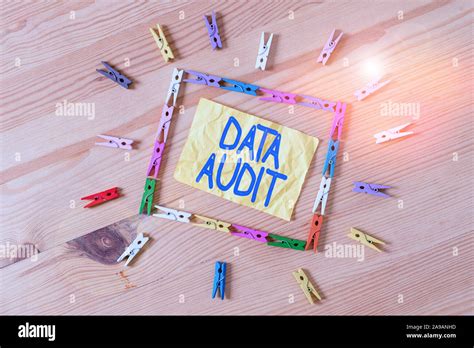 Writing Note Showing Data Audit Business Concept For Auditing Of Data To Assess Its Quality For