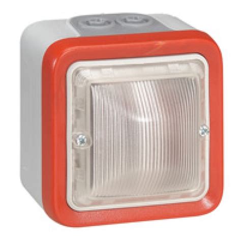 Legrand 040597 Diffuseur Lumineux Plexo Pour Alarme Incendie Saillie 2 Modules 40 à 44 Ma Elec