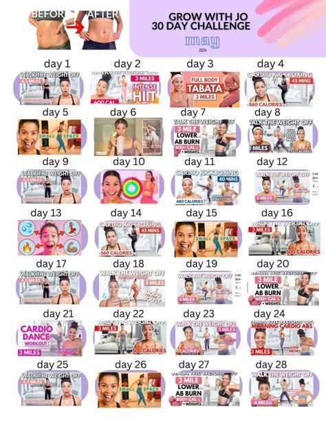 Grow With Jo Workout Plan For Beginners