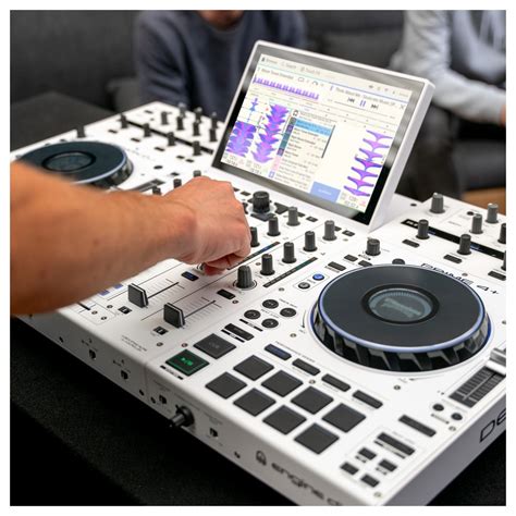 Denon Dj Prime 4 Limited Edition White Standalone Dj Controller