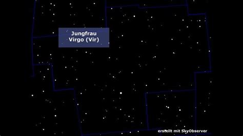 Sternbild Virgo Die Jungfrau Und Ihre Nachbarn Sterngucker