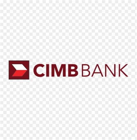 Cimb Bank Logo Vector Free Download Png Free Png Images Banks Logo