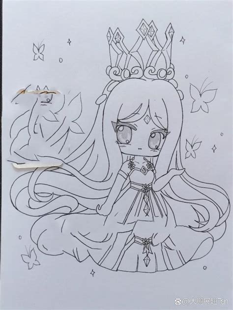 怎样画冰雪公主魔法棒简笔画（汇总13张） 简笔画图片大全