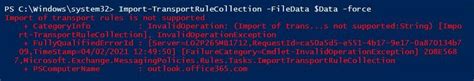 Exchange Transport Rules Export And Import To EXO