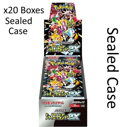 Pokemon Scarlet And Violet Japanese Shiny Treasure Booster Box Case Sv4a Gregs Game Shop