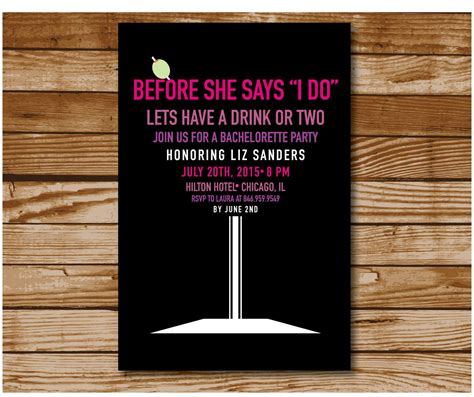 Bachelorette Party Invite 4x6 Digital File Only Etsy Bachelorette Party Invitations