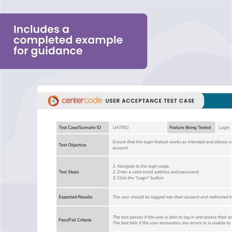 Test Case Templates For Uat Template Library