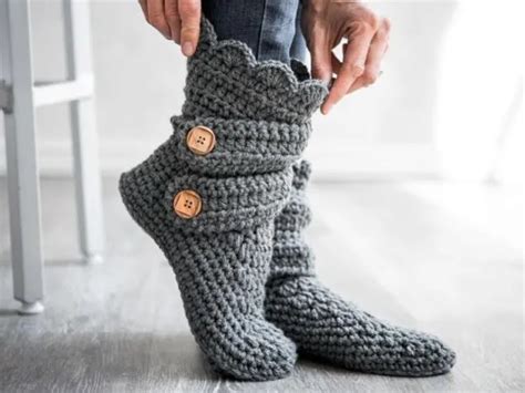 Crochet Slipper Boots Free Pattern Crochet Dreamz