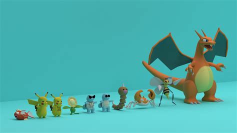 Artstation 3d Models Of Pokémon