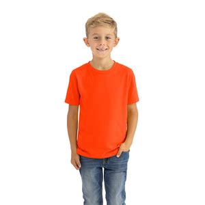 Youth Cotton Princess T Shirt Classic Orange 3710 Nla