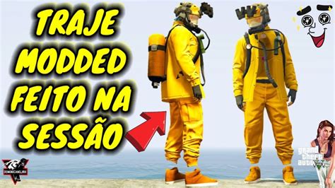 Gta Online Traje Modded Masculino Feito Na Sess O F Cil Youtube