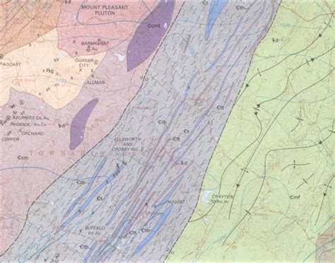 Geologic And Geophysical Maps Of South Central North Carolina USGS Map I 1400 OUT OF STOCK