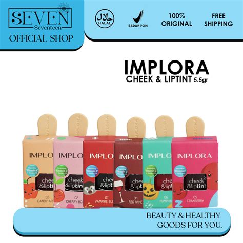 Jual Implora Cheek And Lip Tint Liptin Original Bpom Shopee Indonesia