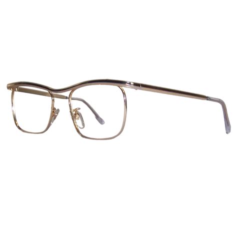 1970s Gold Filled Brow Line Frames Dead Mens Spex