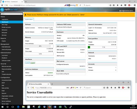 Issues Installing Webtop Webtop Nethserver Community