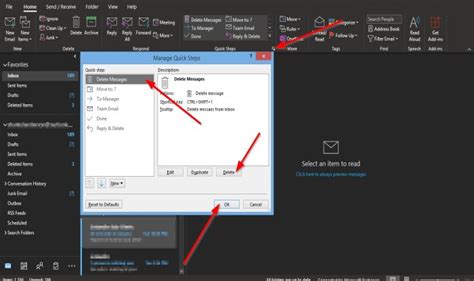 Outlook Quick Steps Dareloum