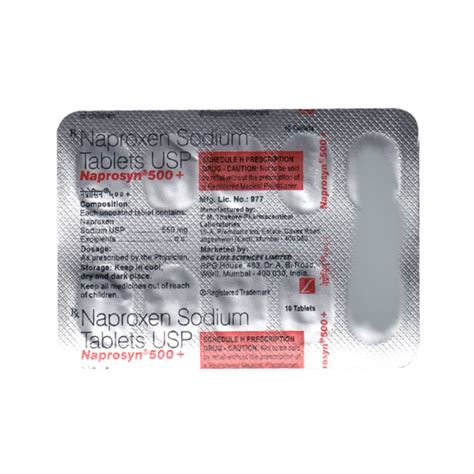 Naprosyn 500mg Tablet Uses And Side Effects Pocket Chemist