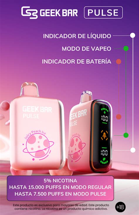 Geek Bar Pulse 15 000 Puff 7 500 Puff 5 Nic Vapeco