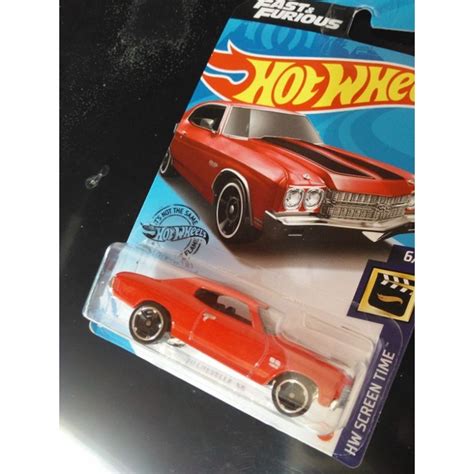 Hot Wheels Chevelle Ss Velozes E Furiosos Shopee Brasil