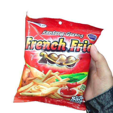 Jual KENTANG GORENG French Fries 2000 Dengan Saos Kemasan Sambal COLEK 24g Shopee Indonesia
