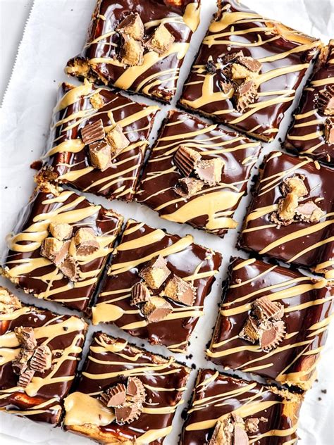Peanut Butter Cup Cheesecake Bars Bake Your Day Better