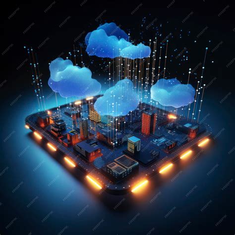 Premium Ai Image Cloud Computing