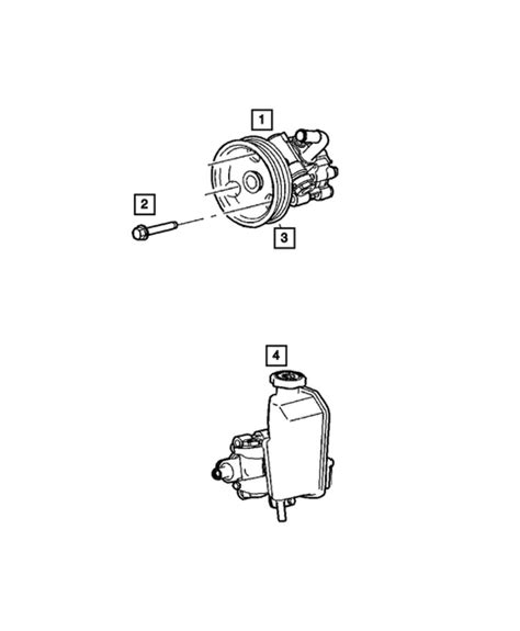 Power Steering Pump For 2007 Jeep Commander Mopar Online Parts