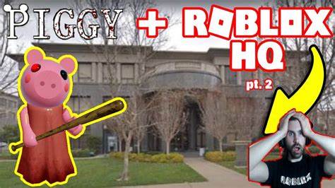 Building ROBLOX HQ Inside Piggy Build Mode Pt YouTube