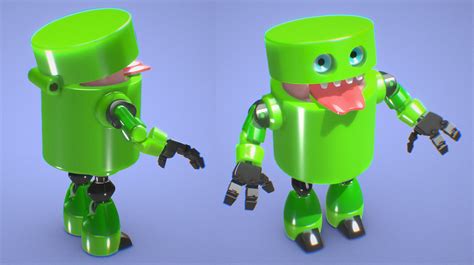 Artstation Robot Character V1 3d Model Resources