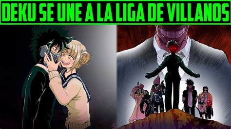 Deku Se Convierte En El LÍder De La Liga De Villanos My Villain Gang