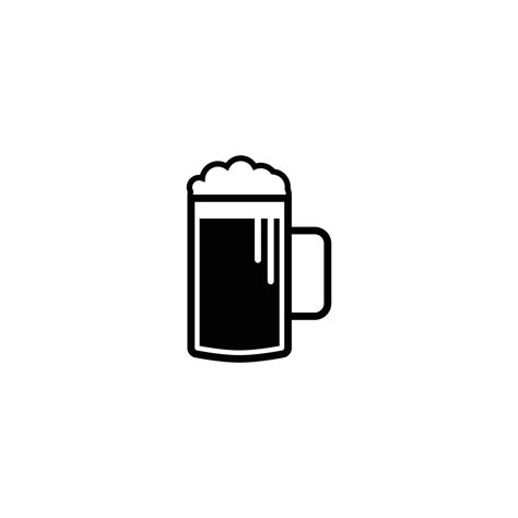 Bottle And Beer Glass Logo 13281468 Vector Art At Vecteezy
