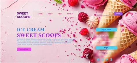 B Danushri On Linkedin Design Html Css Icecreamshop
