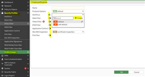 technical tip how to use security profile groups fortinet community