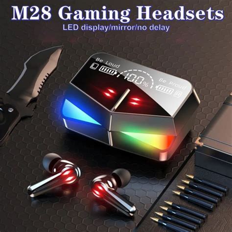 Jual Tws Headset Bluetooth M28 Gaming Tws Earphone Wireless Headphone