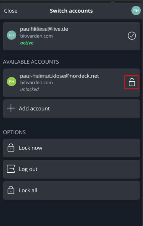 Account Switching Improvements Password Manager Bitwarden Community