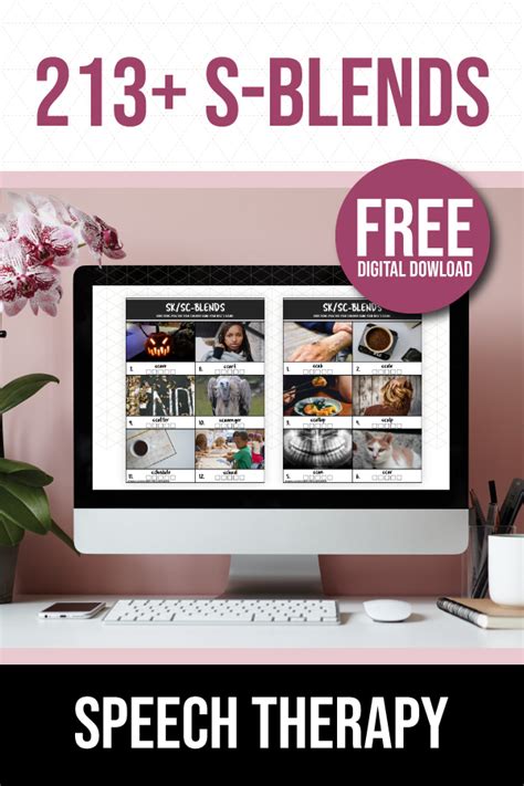 213 S Blends For Speech Therapy Speech Therapy Store