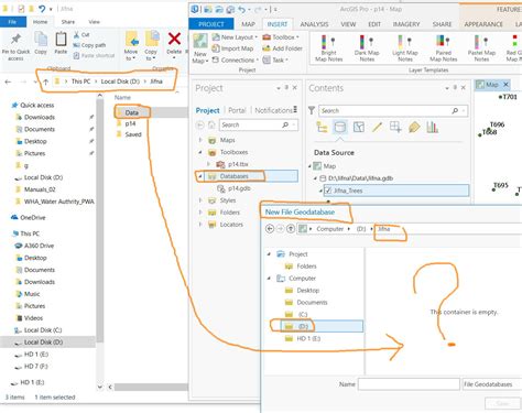 Solved How To Create File Geodatabase By Right Clicking A Esri