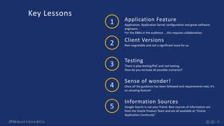 Achieving Continuous Availability For Your Applications With Oracle Maa
