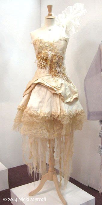 Silk Dress By Sophie Prentice Winner Of The National Fashion Textiles