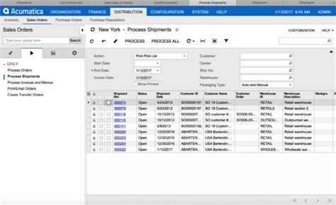 Acumatica Advanced Fulfillment Inventory Management Ecommerce